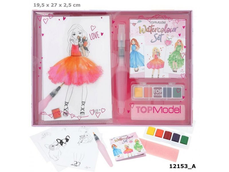 TOPModel Watercolour Set Depesche 012153